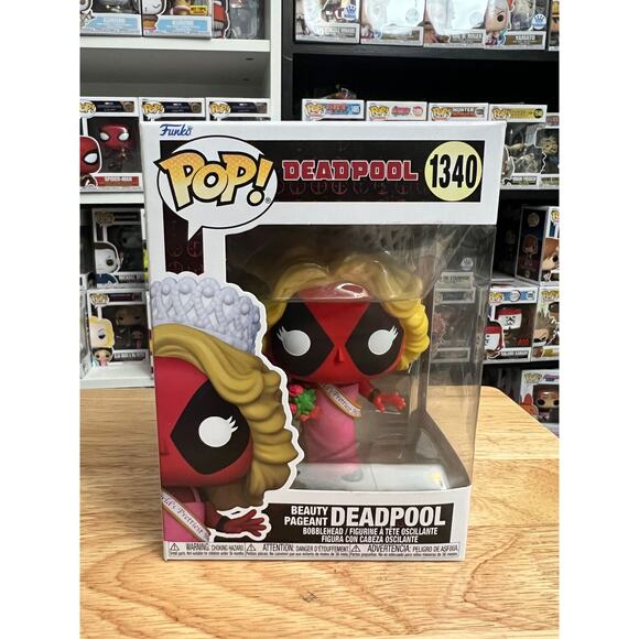 Marvel | Toys | Beauty Pageant Deadpool Funko Pop Bobblehead 34 Marvel ...